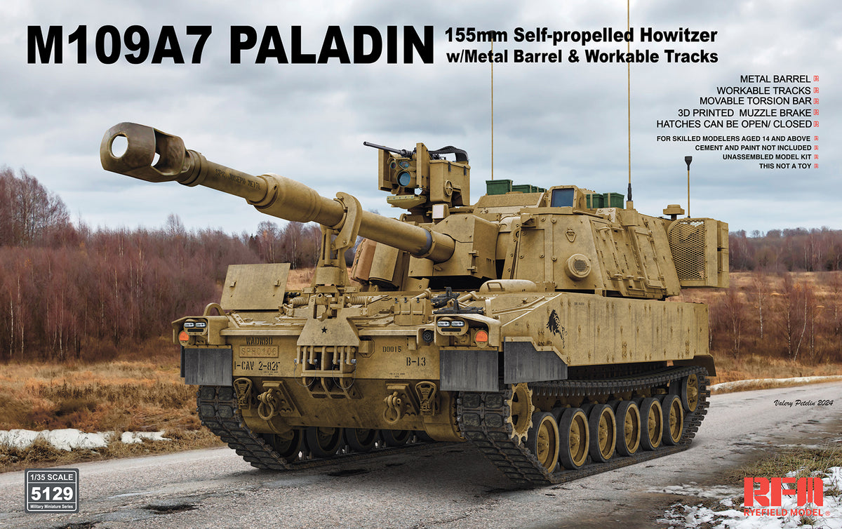 1/35 M109A7 Paladin Self-Propelled Howitzer | Hobby Sense