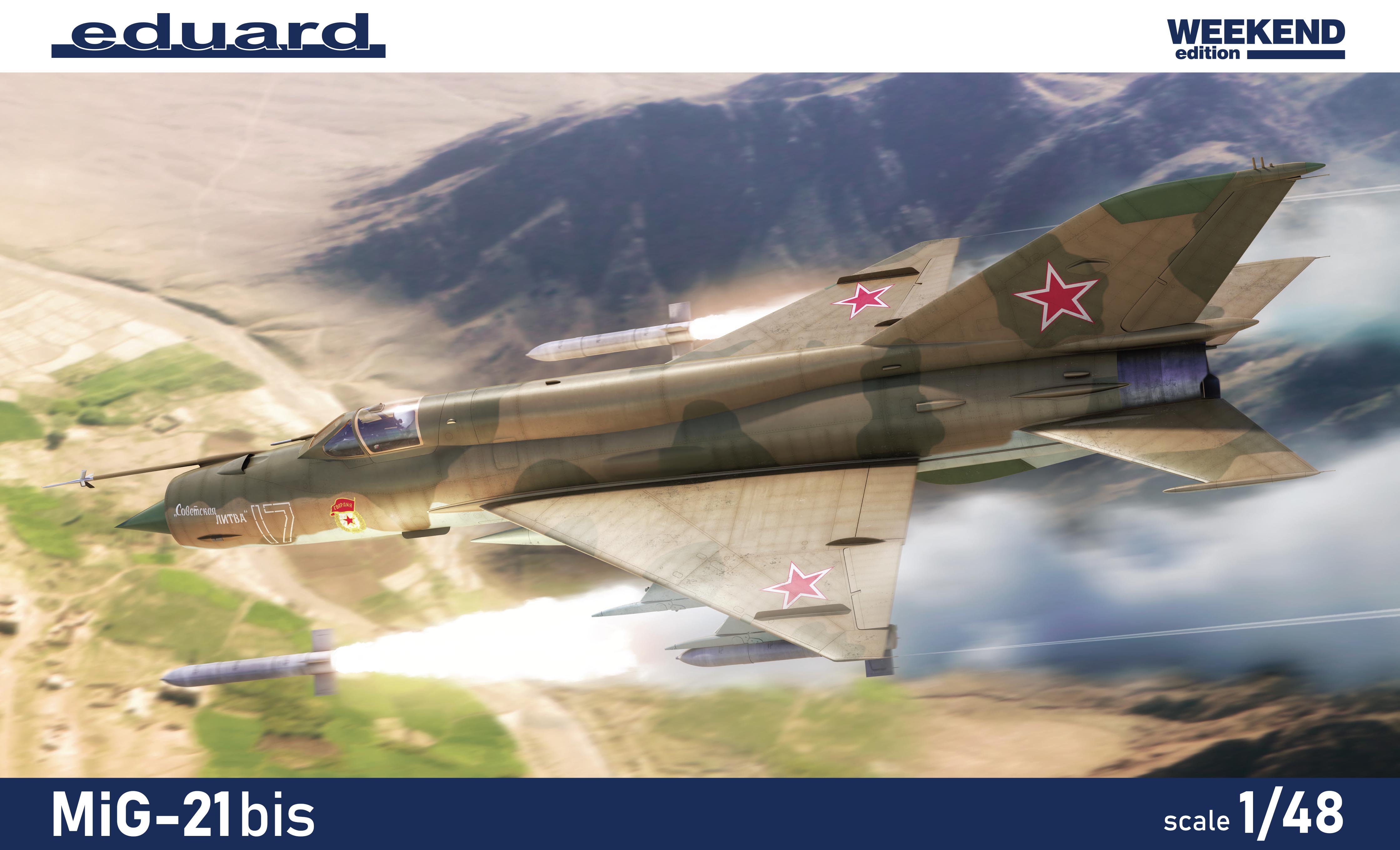 Eduard 1/48 MiG-21bis, Weekend Edition - Hobby Sense