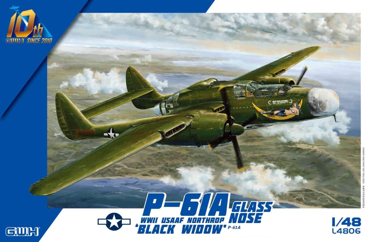 1/48 WWII USAAF Northrop P61A "Black Widow" Glass Nose | Hobby Sense