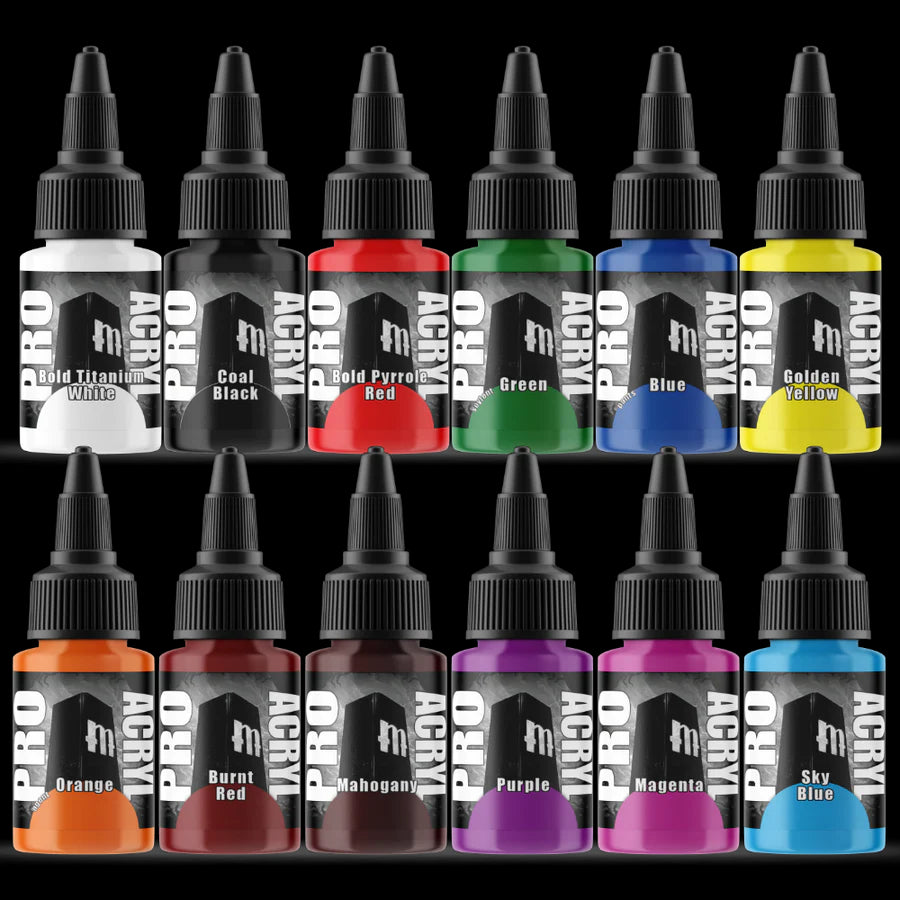 Pro Acryl Base Set - 24 Colors | Hobby Sense