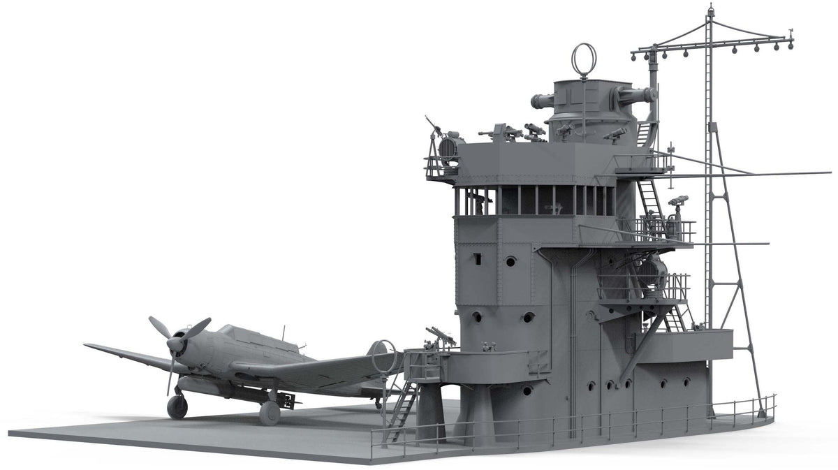 1/35 Akagi Bridge w/ Flight Deck w/Nakajima B5N2 Kate | Hobby Sense