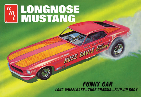 1/25 1969 Ford Mustang Gas Ronda Longnose Funny Car - Hobby Sense