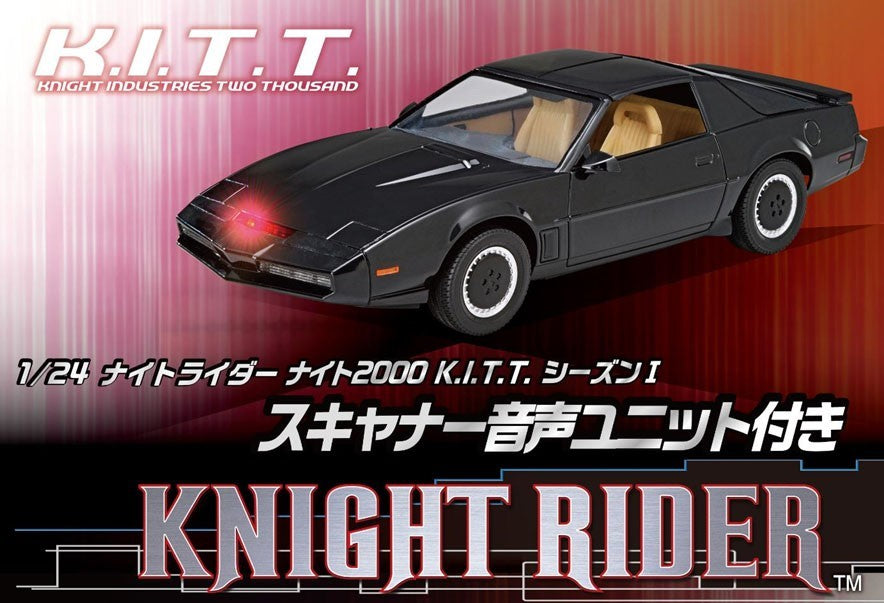 1/24 Knight Rider Knight 2000 KITT Season I w/Scanner Voice Unit ...