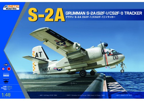 Kinetic 1/48 S-2A Tracker, w/Canadian Markings - Hobby Sense
