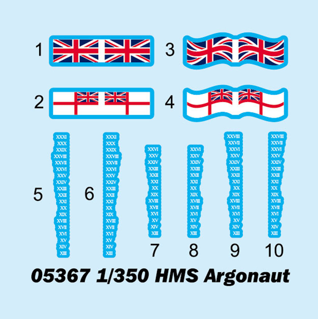1/350 HMS Argonaut | Hobby Sense