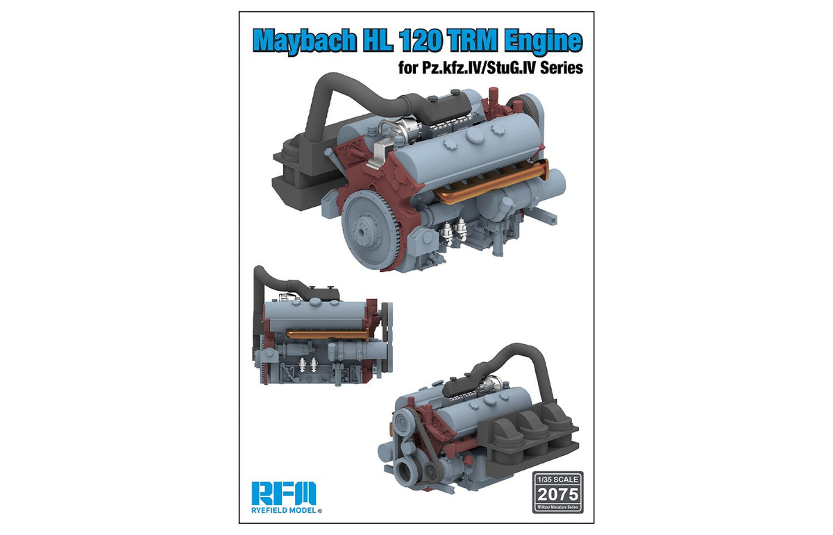 1/35 Maybach HL 120 TRM Engine for Pz.Kfz iv/Stug.IV Series | Hobby Sense