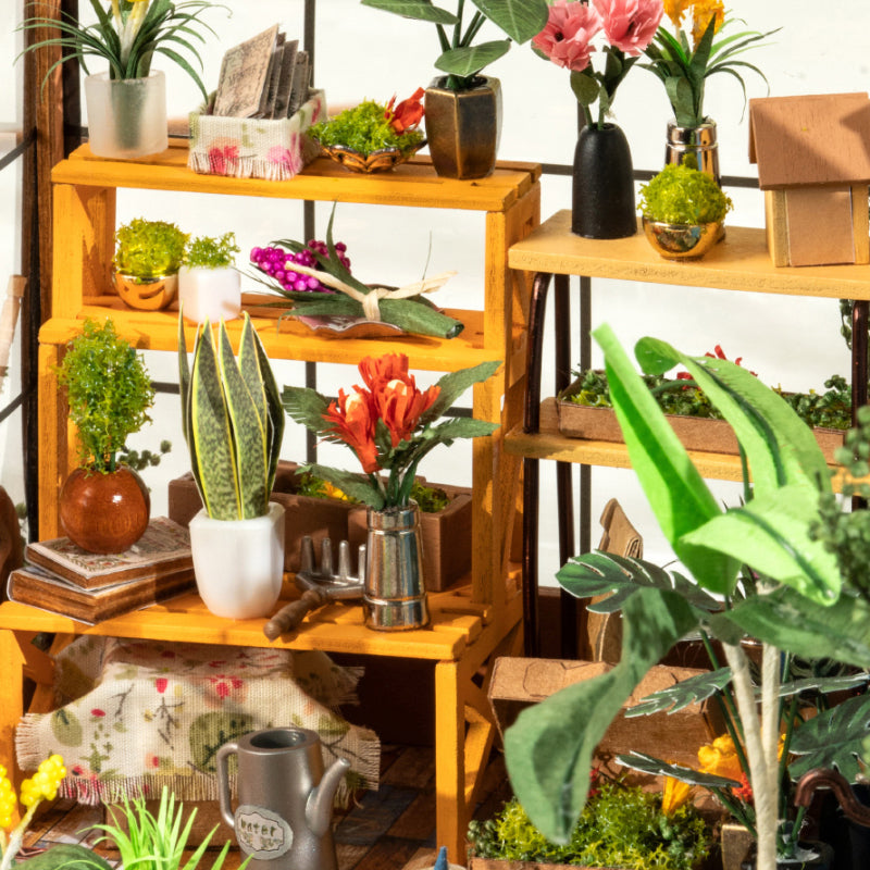 Cathy's Flower DIY Miniature House Kit | Hobby Sense