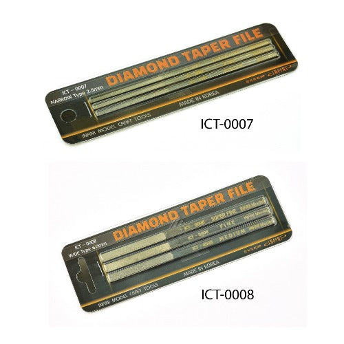 Diamond Taper File 3Way System (Narrow 2.5mm) | Hobby Sense