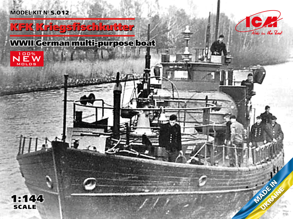 1/144 KFK Kriegsfischkutter WWII German Multi Purpose Boat | Hobby Sense