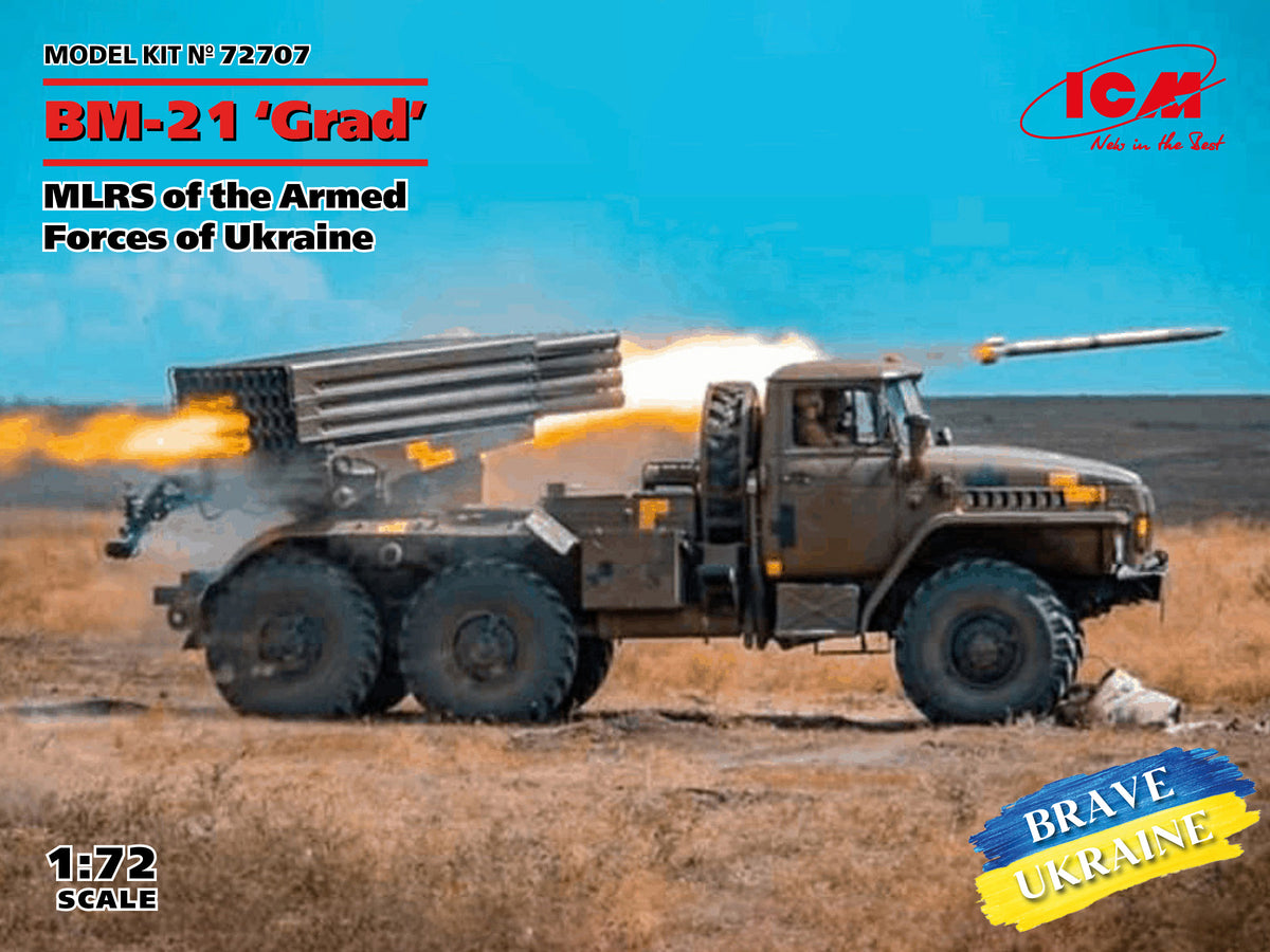 1/72 BM21 Grad, MLRS of the Armed Forces of Ukraine | Hobby Sense