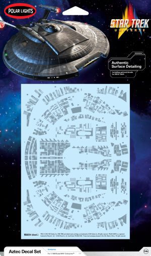 Star Trek NX-01 USS Enterprise Aztec Decals | Hobby Sense