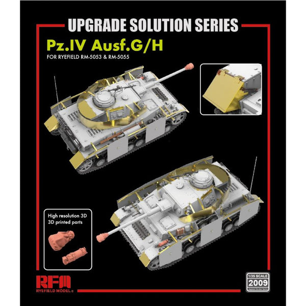 1/35 Pz.Kpfw.IV Ausf.G/H Upgrade for RFM 5046/5053/5055 - Hobby Sense